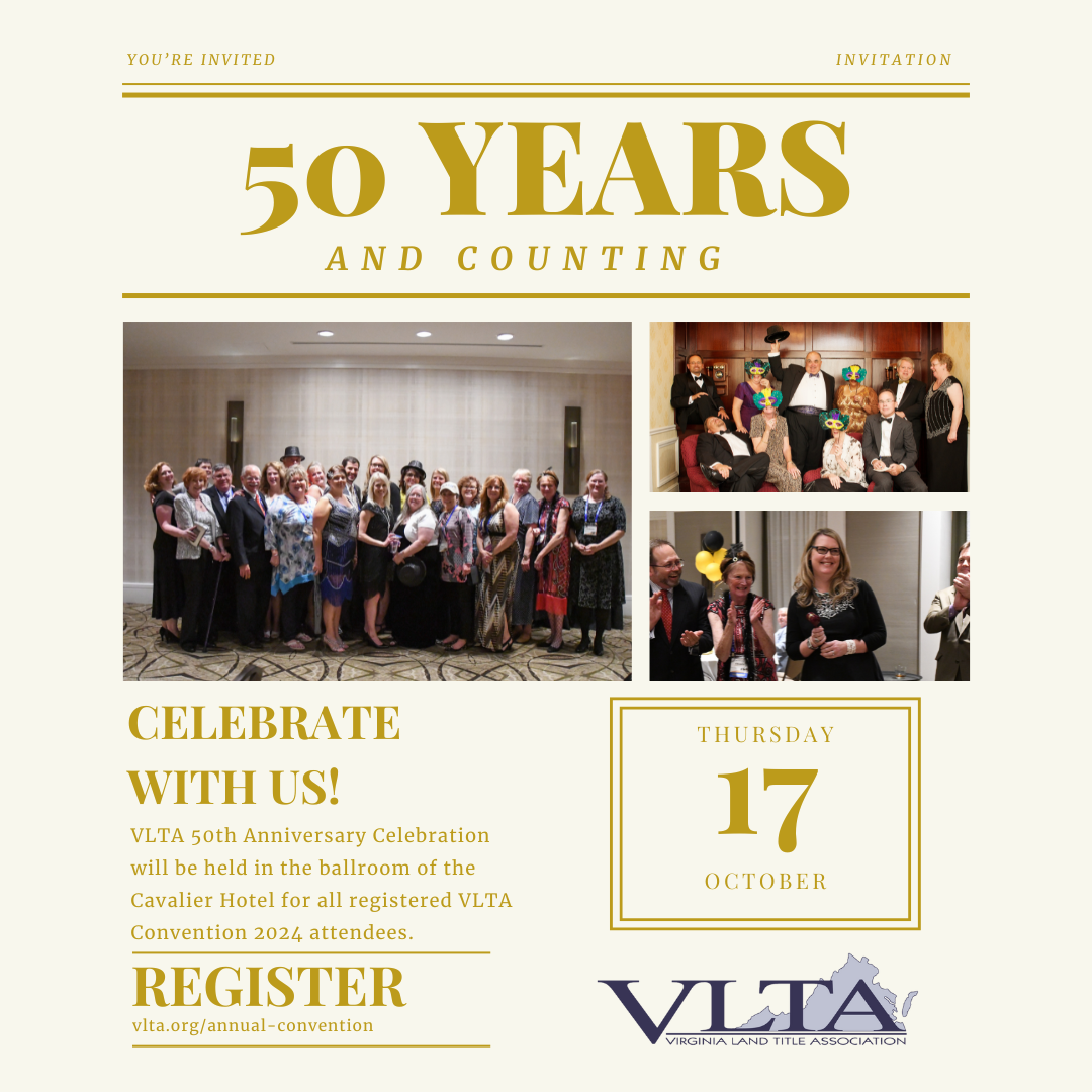 You’re Invited: VLTA Annual Convention & 50th Anniversary Celebration ...