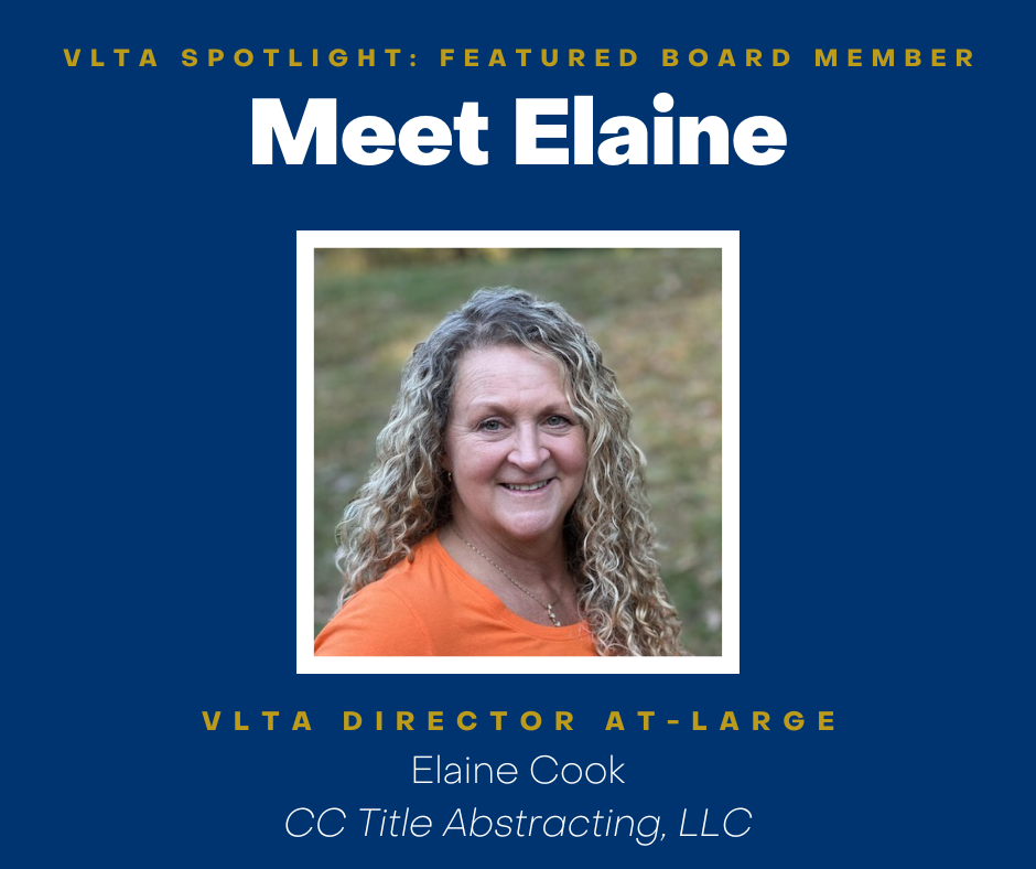VLTA March Board of Director Spotlight: Elaine Cook – VLTA Examiner ...